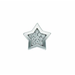 Adelia&acute;s ADELIA ́S Damen Kette ohne Anh&auml;nger "Damen 925 Silber Anh&auml;nger Stern mit Zirkonia &Oslash; 8,8 mm", Silber 925 (Sterlingsilber)silber, Silber 925