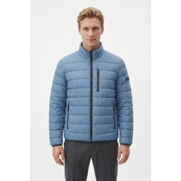 Marc O'Polo Steppjacke MARC O'POLO, Herren, Gr. M, blau (wedgewood), Web, Obermaterial: 100% Polyester, Jacken Steppjacke, mit 2-Wege-Zipper