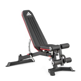 Hantelbank adidas Performance "adidas Utility Bench 3-in-1 Hantelbank", schwarz, Trainingsb&auml;nkeB:72cm H:120cm L:163cm, 3-in-1-Bank, 8-fach verstellbar, 180 kg belastbar & mobil, B:72cm H:120cm L:163cm