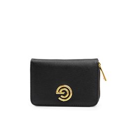 Geldb&ouml;rse GABRIELLA GUCCI "CHIARA", Damen, schwarz, Lederimitat, Kleinlederwaren, Damen Portemonnaie, Geldbeutel, Money Pocket mit Logo