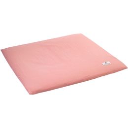 Julius Z&ouml;llner Wickelauflagenbezug JULIUS Z&Ouml;LLNER "Musselin", rosa (dusty rose), B:85cm L:75cm, Baumwolle, Wickelauflagenbez&uuml;ge
