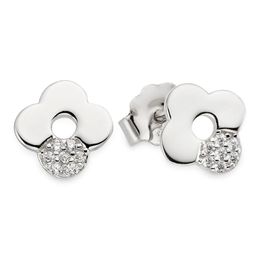 Paar Ohrstecker "Schmuck Geschenk Silberohrringe", silberfarben, kristallwei&szlig;, kristallwei&szlig;, ANISTON JEWELRY & WATCHES, Ohrringe, Damen, 10,9mm, Silber 925 (Sterlingsilber), mit Zirkonia (synth.)