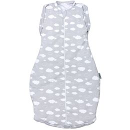 Pucksack TUPTAM "Pucksack Babay Schlafsack Pucksack Round" Gr. 0 bis 3M, wattiert 2.5 tog, wolken grau, Schlafs&auml;cke, L: 62cm, Obermaterial: 100% Baumwolle CO., L:62cm