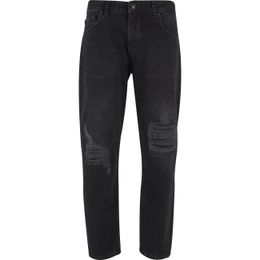 Bequeme Jeans 2Y Premium "2Y Premium Herren 2Y Boyfriend Fit Jeans", Herren, Gr. 33, Normalgr&ouml;&szlig;en, schwarz, 97% Baumwolle, 3% Elasthan, unifarben, normal, Jeans