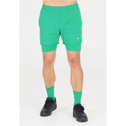 Shorts Virtus "Zayne", Herren, Gr. L, US-Gr&ouml;&szlig;en, gr&uuml;n (mint), 95% Polyester, 5% Elasthan, unifarben, kurz, Hosen Shorts, mit 4-Wege-Stretch und Innenhose
