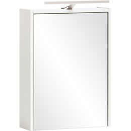 Spiegelschrank Schildmeyer "Katta, Spiegelschrank, Made in Germany, B: 43 cm", wei&szlig; (mattwei&szlig;), B:43,5cm H:64cm T:16cm, FSC-zertifizierter Holzwerkstoff, Schr&auml;nke, Spiegelschrank, Solide Verarbeitung - Dieses Produkt ist in Deutschland gefertigt