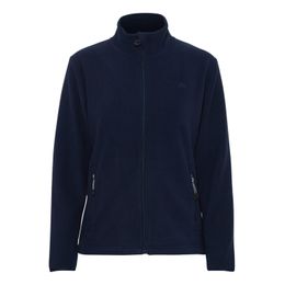 Fleecejacke North Bend "Fleecejacke NBConna W", Damen, Gr. 38, blau (navy blazer), Obermaterial: 100% Polyester PES., Jacken Fleecejacke