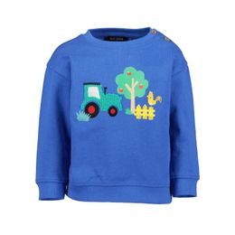 Sweater Blue Seven "Blue Seven Sweatshirt", Jungen, Gr. 68, 5330, ocean, 100% Baumwolle, normal normal, Rundhals, gerader Abschluss, Sweatshirts Sweater