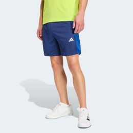 Shorts adidas Performance "WORKOUT ESSENTIALS ALL-SET", Herren, Gr. L, L-Gr, blau (dunkelblau, innenbeinl&auml;nge ca. 23 cm), Obermaterial: 100% Polyester, Hosen Shorts