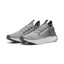 Puma Damen Laufschuh "SOFTRIDE SYMMETRY FUZION LS", Gr. 41, grau, Textil, Schuhe, f&uuml;r sportliche Aktivit&auml;ten und Lauftraining, mit SOFTFOAM+