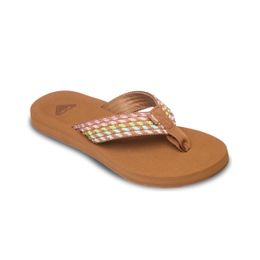 Zehentrenner Roxy "PORTO ROPE", Damen, Gr. 37, multi 2, Synthetik, Textil, Schuhe Zehentrenner