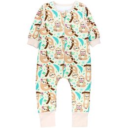 Babyschlafsack TUPTAM "Schlafsack mit F&uuml;&szlig;en Babyschlafs&auml;cke mit Beinen und &Auml;rmel" Gr. 80, faultier am ast, Schlafs&auml;cke, Baby, L: 86cm, Obermaterial: 100% Baumwolle CO., L:86cm