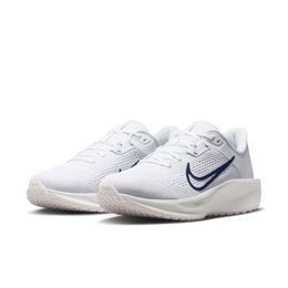 Laufschuh Nike "WMNS QUEST 6", Damen, Gr. 40,5, wei&szlig;, blau void, pearl pink, work blau, Textil, Schuhe Laufschuh