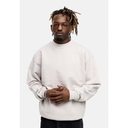 Sweatshirt DAILY COTTON "Daily Cotton Sweatshirt OVERSIZE CREW-NECK PULLOVER", Jungen, Gr. L, grau washed, Obermaterial: 100% Baumwolle CO., Rundhals, Sweatshirts Sweatshirt