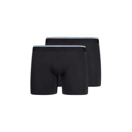 Lange Unterhose Skiny "Cotton Multipack", Herren, Gr. L, schwarz, Obermaterial: 95% Baumwolle, 5% Elasthan, unifarben, normal, Unterhosen Lange Unterhose, bequem, elastisch, basic, weich, Baumwollmix