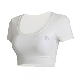 Sporttop YEAZ "SHORT TOP CLUB LEVEL", Damen, Gr. L, wei&szlig;, Obermaterial: 78% Polyester PES. 22% Elasthan EL., Tops Sporttop