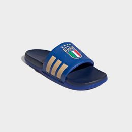 Damen Badesandale "ADILETTE CMFT FIGC", adidas Sportswear, Gr. 47bold blau, no color, ftwr wei&szlig;, Synthetik, Schuhe, Badelatschen, World Cup Nations