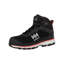 Sicherheitsschuh Helly Hansen "Chelsea Evo 2 Mid" Gr. 44, schwarz (schwarz, orange), 44, Obermaterial: 100% Synthetik synthetic., Schuhe