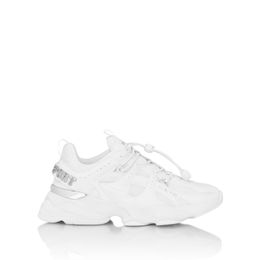 Sneaker Plein Sport "L&auml;ufer", Herren, Gr. 36, Normalschaft, 01, wei&szlig;, Schuhe Sneaker