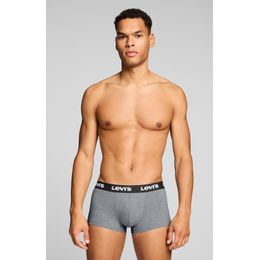 Levi's Trunk LEVI'S "LEVIS MEN REPEAT LOGO TRUNK", Herren, Gr. L, middle grau melange, Obermaterial: 95% Baumwolle, 5% Elasthan, Unterhosen