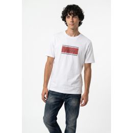 Jack & Jones Rundhalsshirt JACK & JONES "JJBUSTER TEE SS CREW NECK BTS", Jungen, Gr. L, hellwei&szlig;, Jersey, Obermaterial: 100% Baumwolle, normal, Rundhals, Shirts Rundhalsshirt, aus Baumwolle, normale Passform, pflegeleicht