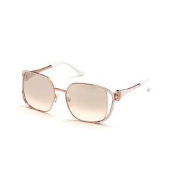 Guess Jeans Ros&eacute;goldene Metallsonnenbrille