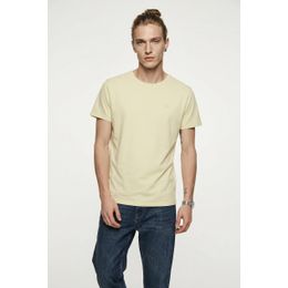 T-Shirt Blend "BHDinton tee crew", Jungen, Gr. XL, beige (alfalfa), Single Jersey, Obermaterial: 95% Baumwolle, 5% Elasthan, unifarben, regular fit normal, Rundhals, Shirts T-Shirt, mit Markenlabel, aus Baumwollmischung, Regular Fit, in Single Jersey