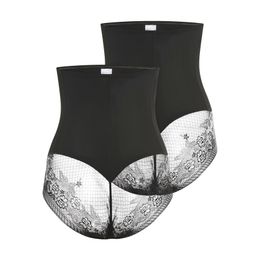 Shapingpants YSABEL MORA "Special You", Damen, Gr. L, schwarz, Microfaser, Obermaterial: 73% Polyamid, 27% Elasthan, figurbetont, Unterhosen