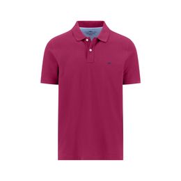 Fynch-Hatton Herren Poloshirt, pink, Gr. XXL, unifarben, Jersey, Obermaterial: 100% Baumwolle, Shirts, mit Logo-Stickerei