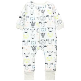 Babyschlafsack TUPTAM "Schlafsack mit F&uuml;&szlig;en Babyschlafs&auml;cke mit Beinen und &Auml;rmel" Gr. 80, tierk&ouml;pfe zeichnung, Schlafs&auml;cke, Baby, L: 86cm, Obermaterial: 100% Baumwolle CO., L:86cm