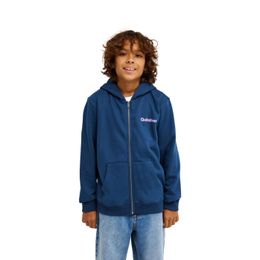 Hoodie Quiksilver "Graphic", Jungen, Gr. 10, schwarz denim, Obermaterial: 41% Baumwolle, 39% Baumwolle, 20% Polyester., Sweatshirts Hoodie