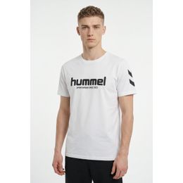 Hummel Herren T-Shirt "HMLLEGACY 2.0 T-SHIRT S/S"wei&szlig;, Gr. XL, Obermaterial: 100% Baumwolle, Shirts, kurze &Auml;rmel, f&uuml;r sportliche Aktivit&auml;ten, aus