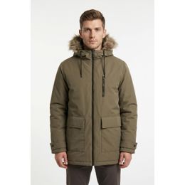 Jack & Jones Parka JACK & JONES "JJCHARLIE DETACHABLE FAUX FUR PARKA", Herren, Gr. L, braun (e.wood), Web, Obermaterial: 100% Polyester, unifarben, regular fit, Jacken Parka