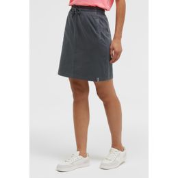 Sommerrock SOCCX, Damen, Gr. 3XL, grau (grau bay), Web, Material: 100% Baumwolle, unifarben, slim fit, R&ouml;cke, mit Elastikbund