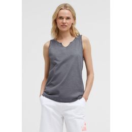 SOCCX Damen Tanktopgrau bay, Gr. XL, unifarben, Single Jersey, Material: 100% Baumwolle, Tops, aus Baumwolle