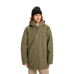Regenjacke Quiksilver "Overcast 3K Parka", Herren, Gr. XXL, grape leaf, Obermaterial: 65% Baumwolle, 35% Nylon., Jacken Regenjacke