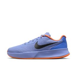 Tennisschuh Nike "Vapor Lite 3", Damen, Gr. 39, lila (light thistle, schwarz, sapphire), Synthetik, Textil, Schuhe, Sandplatzschuhe f&uuml;r Aschepl&auml;tze
