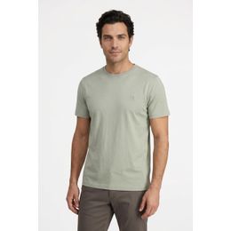 Kurzarmshirt Lerros, Jungen, Gr. XL, grau (tinted grau), Obermaterial: 100% Baumwolle, regular fit, Rundhals, Shirts, mit Logostickerei auf der Brust