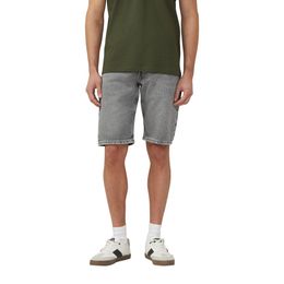 Bermudas s.Oliver, Herren, Gr. 38, N-Gr, grau (mid grau), Denim/Jeans, Obermaterial: 79% Baumwolle, 20% Polyester, 1% Elasthan, unifarben, knielang, Hosen Bermudas, im 5-Pocket-Style und mit Stretch
