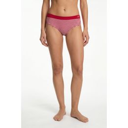 JOOP! Bikini-Hose JOOP "Conills Beach", Damen, Gr. 34, N-Gr, rot (lychee aop), Obermaterial: 83% Polyamid, 17% Elasthan, Badehosen Bikini-Hose