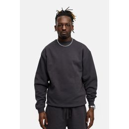 Sweatshirt DAILY COTTON "Daily Cotton Sweatshirt OVERSIZE CREW-NECK PULLOVER", Jungen, Gr. L, anthrazit, Obermaterial: 100% Baumwolle CO., Rundhals, Sweatshirts Sweatshirt