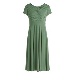 Cocktailkleid Vera Mont "Damen im Glitzer-Look", Damen, Gr. 38, Normalgr&ouml;&szlig;en, pale peridot, Obermaterial: 92% Polyamid, 5% Polyester, 3% Elasthan. Futter: 100% Polyester, ausgestellt kurz, V-Ausschnitt, Kleider