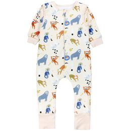 Babyschlafsack TUPTAM "Schlafsack mit F&uuml;&szlig;en Babyschlafs&auml;cke mit Beinen und &Auml;rmel" Gr. 80, affenparade, Schlafs&auml;cke, Baby, L: 86cm, Obermaterial: 100% Baumwolle CO., L:86cm