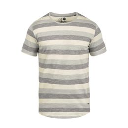 !Solid Rundhalsshirt SOLID "Rundhalsshirt SDThicco", Jungen, Gr. S, grau (monument), Obermaterial: 100% Baumwolle CO., Shirts Rundhalsshirt