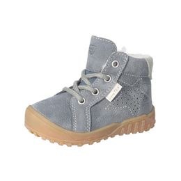 Schn&uuml;rstiefelette Pepino "Pepino Stiefelette Leder", Damen, Gr. 22, gr&uuml;n (grau, gr&uuml;n), Leder, Schuhe Schn&uuml;rstiefelette