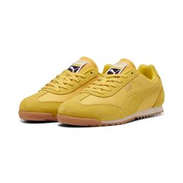 Sneaker Puma "ARIZONA NYLON", Damen, Gr. 38,5, bright mango gelb, unifarben, Schuhe Sneaker, f&uuml;r vielseitige Eins&auml;tze, mit Wildleder-Overlays, sportlicher Stil
