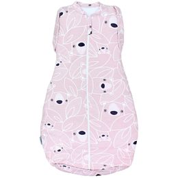 Pucksack TUPTAM "Pucksack Babay Schlafsack Pucksack Round" Gr. 0 bis 3M, wattiert 2.5 tog, b&auml;rchen rosa, Schlafs&auml;cke, L: 62cm, Obermaterial: 100% Baumwolle CO., L:62cm