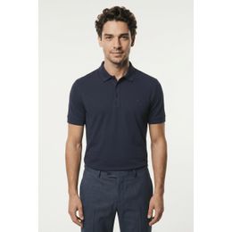 JOOP! Poloshirt JOOP "Primo", Herren, Gr. L, marine, Jersey, Obermaterial: 100% Baumwolle, clean, unifarben, regular fit normal, B&uuml;ndchen, Shirts, mit Knopfleiste