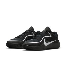 Basketballschuh Nike "Nike Precision 8 Low", Herren, Gr. 43, schwarz, wei&szlig;, wei&szlig;, Synthetik, Textil, Schuhe
