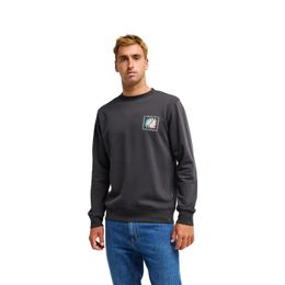 Sweatshirt Quiksilver "Vibes", Herren, Gr. L, tarmac, Obermaterial: 60% Baumwolle, 40% Polyester., Sweatshirts Sweatshirt